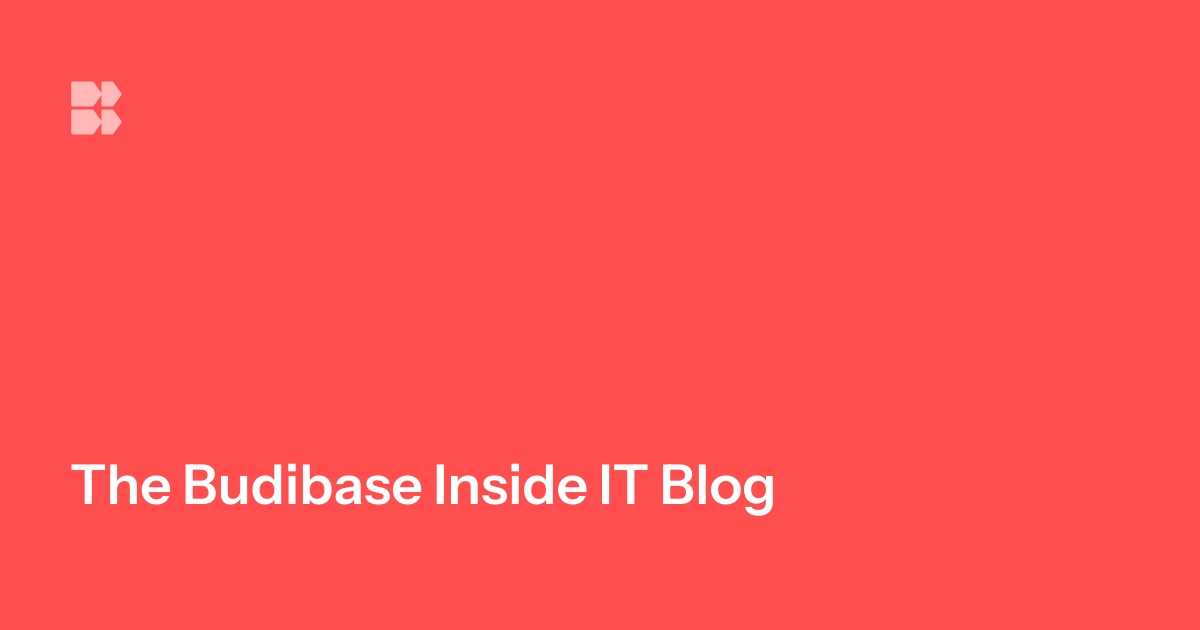 The Budibase Inside It Blog
